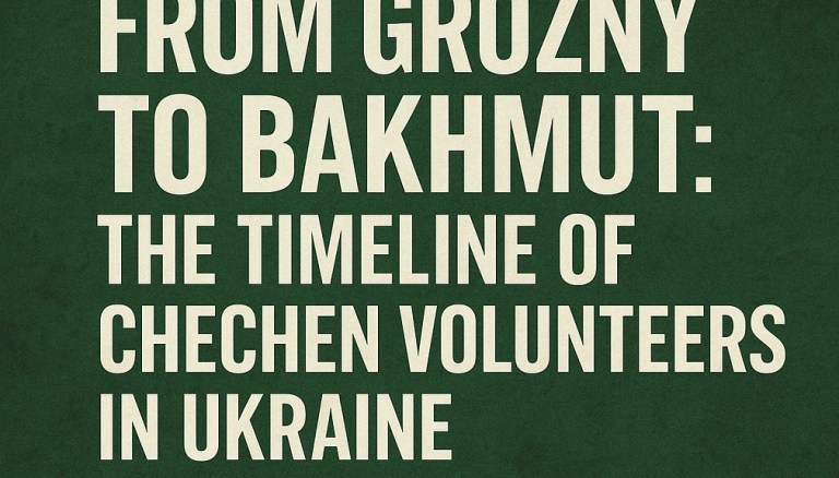From Grozny to Bakhmut: The Timeline of Chechen Volunteers in Ukraine ...